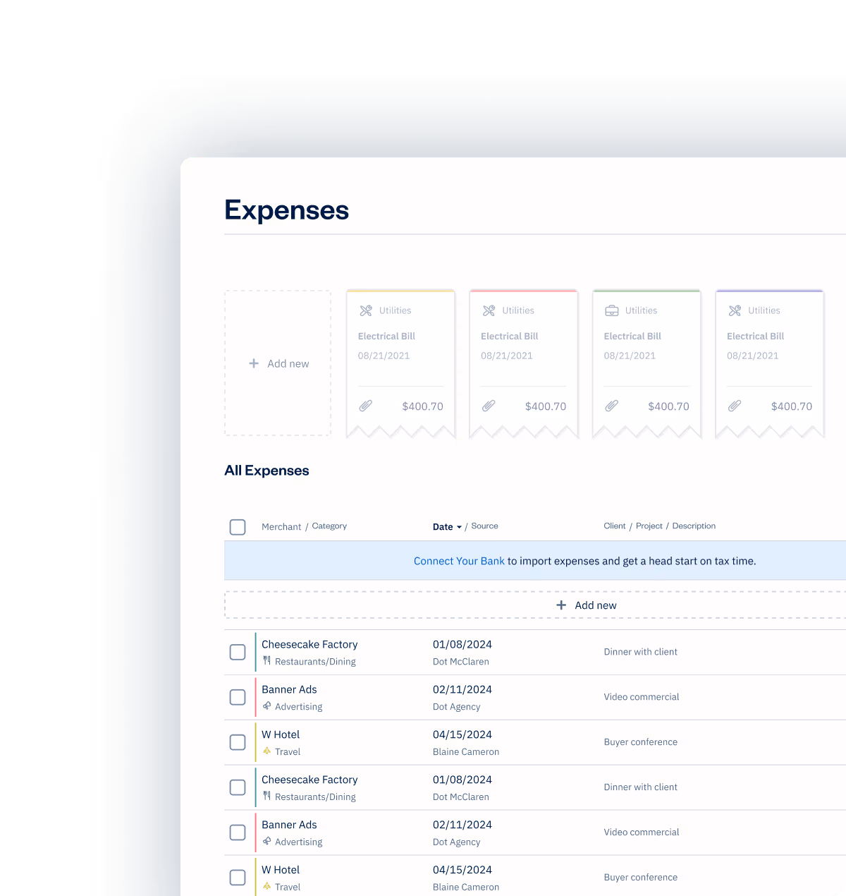 Best Receipt & Expense Tracking Software - FreshBooks