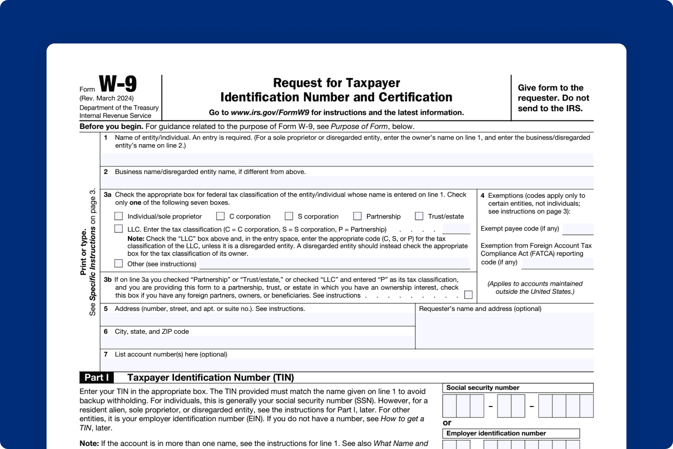 U.S. Tax 101: What Is a W9 Form?