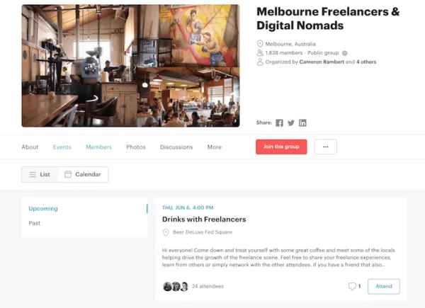 How to Use Meetup.com to Grow Your Freelancing Business