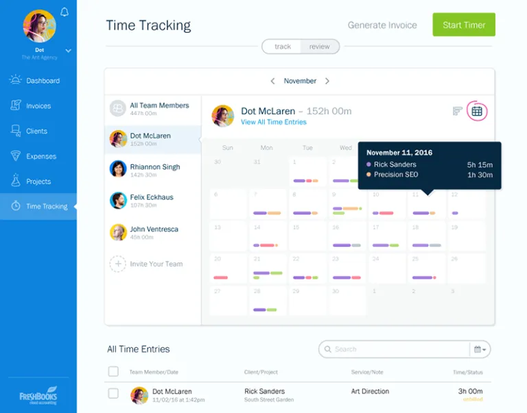 New: Team Time Tracking on FreshBooks | FreshBooks Blog