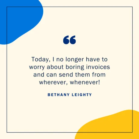 Bethany, A Designer, Uses the FreshBooks Mobile App to Find More Client ...