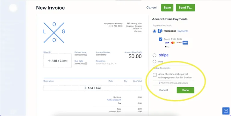 Accept a Partial Payment on Any Invoice, for Any Amount | FreshBooks Blog