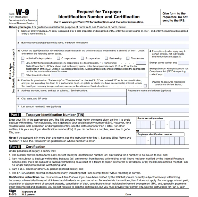 What Is a W-9 Form? Everything You Need to Know