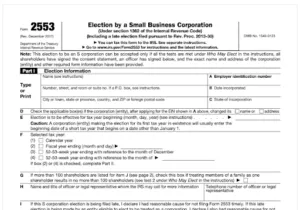 Form 2553: Everything You Need To Know