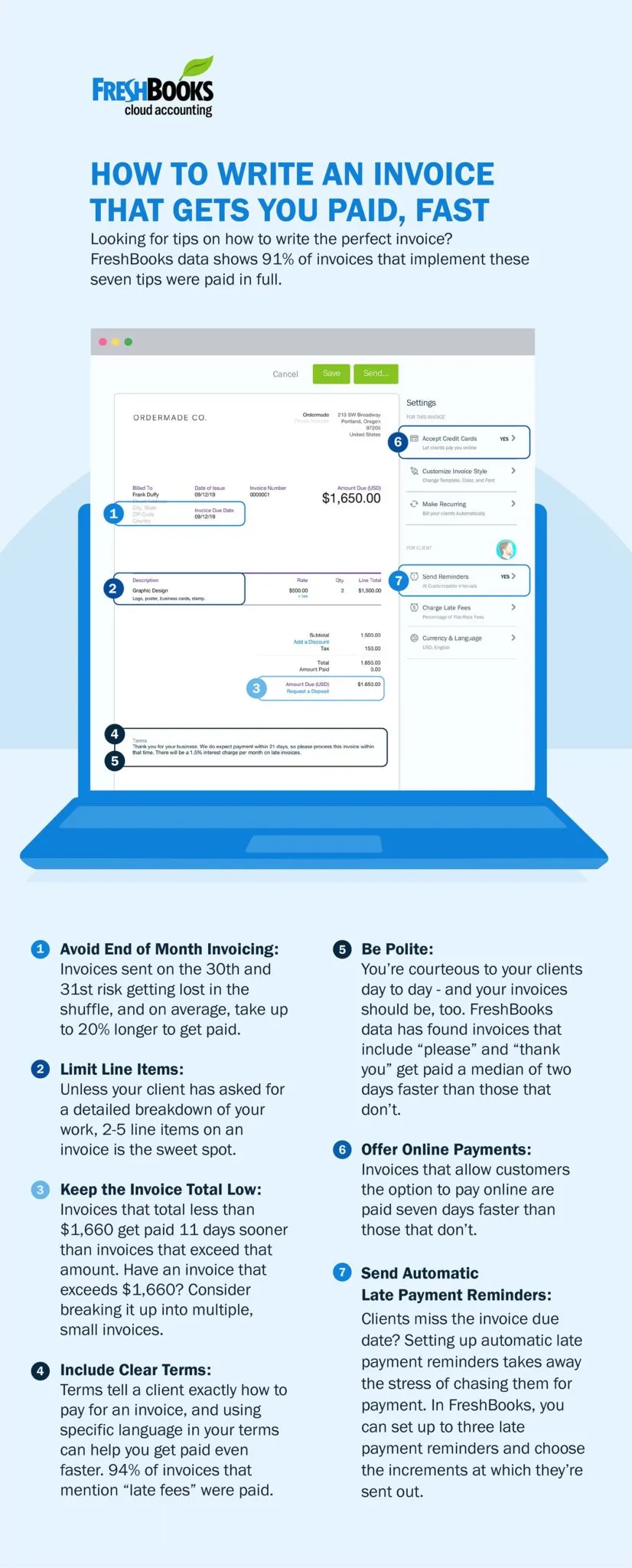 How to Write an Invoice That Gets You Paid, Fast - FreshBooks