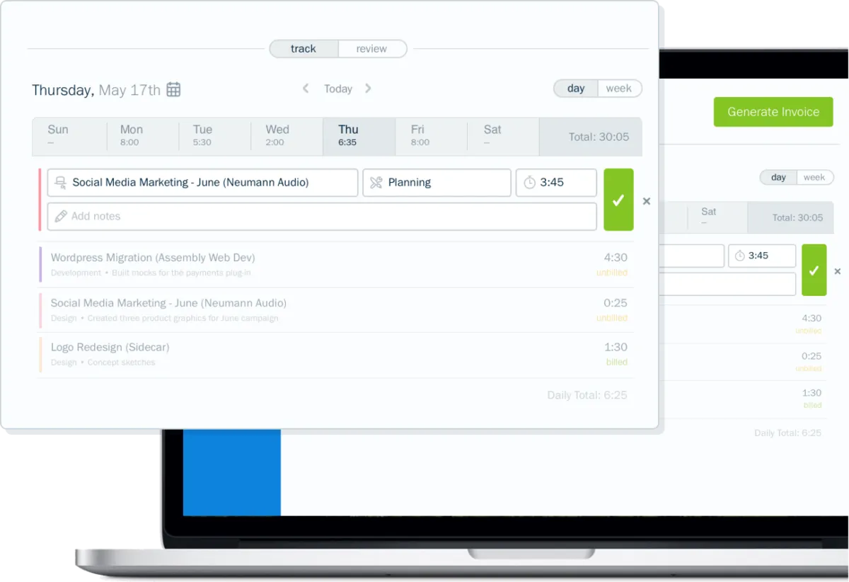Small Business Time Tracking Software Free Trial - FreshBooks