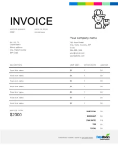 Free Courier Invoice Template | Download Now | FreshBooks