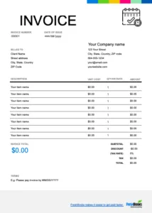 Free Event Planner Invoice Template | Download Now | FreshBooks