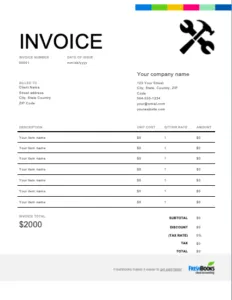 Handyman Invoice Template | Get Free Templates | FreshBooks