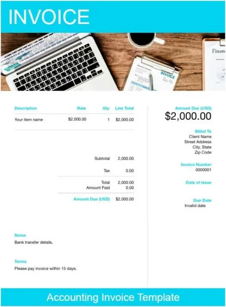 Accounting Invoice Template | Get Free Templates | FreshBooks