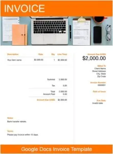 Google Docs Invoice Template | Free Download | FreshBooks