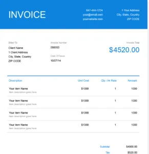 Free Event Planner Invoice Template | Download Now | FreshBooks