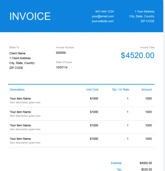 Free Event Planner Invoice Template | Download Now | FreshBooks