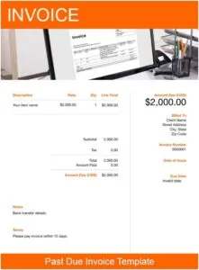 Free Past Due Invoice Template | Download Now | FreshBooks