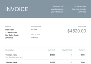 Deposit Invoice Template | Free Custom Templates | FreshBooks