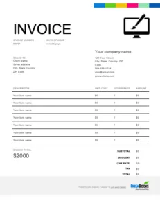 Web Design Invoice Template | Free 100+ Custom Templates | FreshBooks