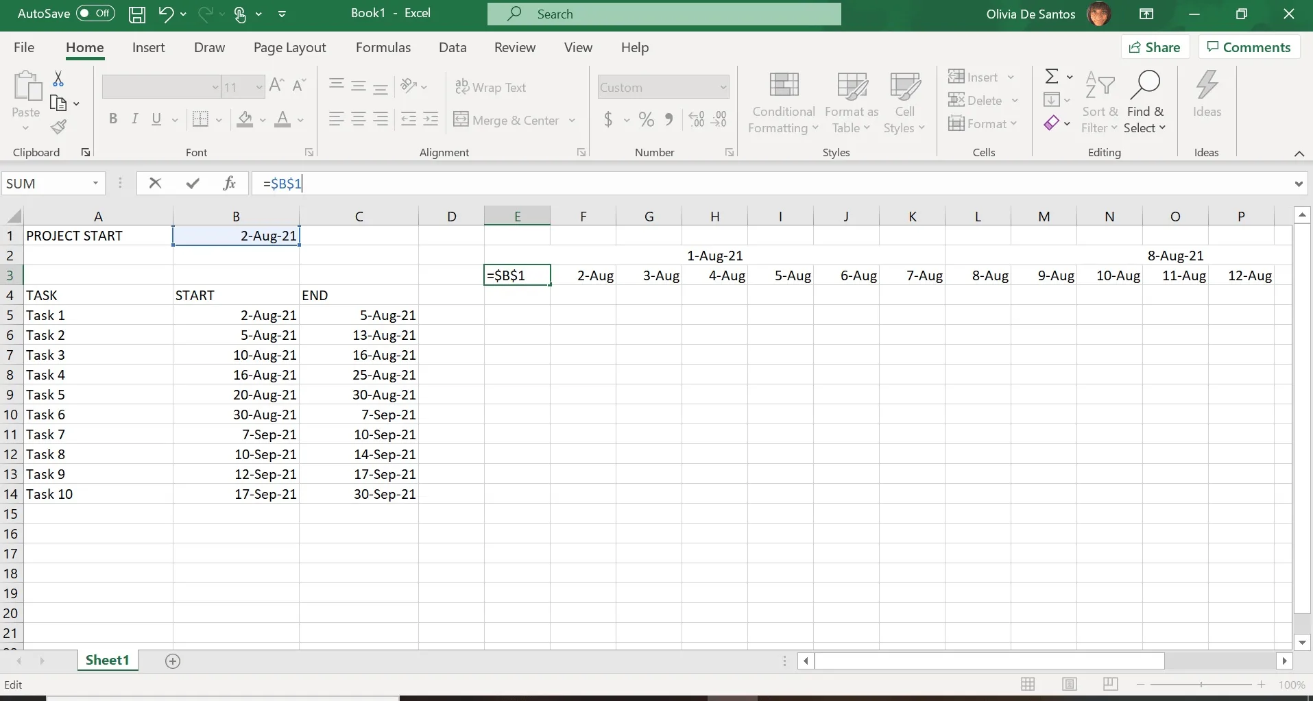 How to Make a Gantt Chart in Excel: A Step By Step Guide