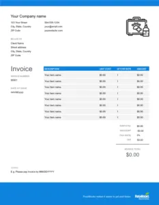 Veterinary Invoice Template | Free 100+ Downloadable Templates | FreshBooks