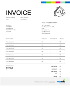 Construction Invoice Template | Free Download | FreshBooks