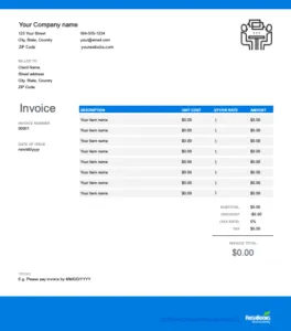 Consulting Invoice Template | Free Downloadable Templates | FreshBooks