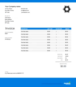 Free HVAC Invoice Template | Download Now | FreshBooks