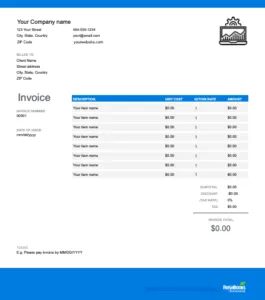 IT Support Invoice Template | Get Free Templates | FreshBooks