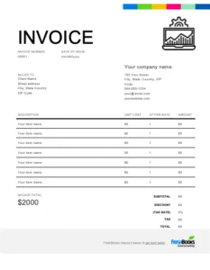 IT Support Invoice Template | Get Free Templates | FreshBooks