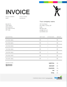 Free Musician Invoice Template | Download Now | FreshBooks