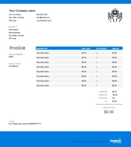Non-Profit Invoice Template | Free Downloadable Templates | FreshBooks