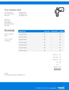 Tutor Invoice Template | Free Downloadable Templates | FreshBooks
