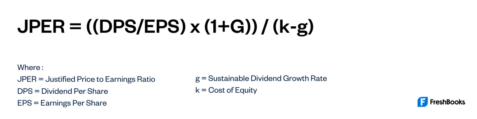 Justified Price to Earnings Ratio: Definition, Formula, Pros & Cons