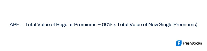 Annual Premium Equivalent (APE): Definition and Calculation