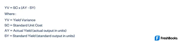 Yield Variance: Definition, Formula & Example