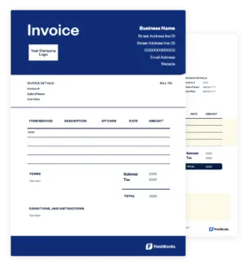 Actor Invoice Templates | Free Download