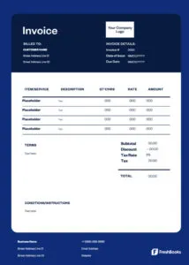 Interior Design Invoice Templates | Free Download