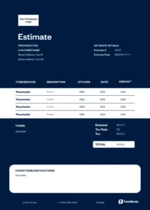 Free HVAC Estimate Template | FreshBooks