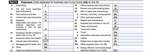 Schedule C: Tax Form for Self-Employed Individuals